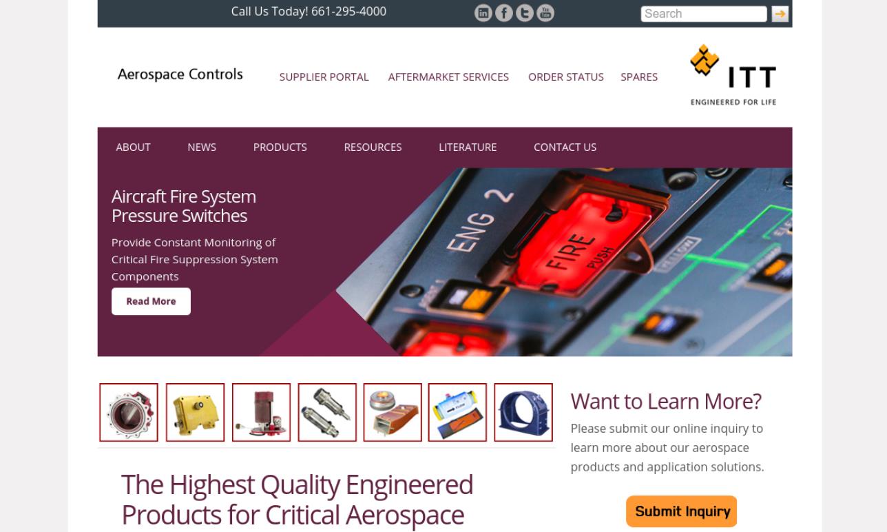 ITT Aerospace Controls | Pressure Switch Manufacturers
